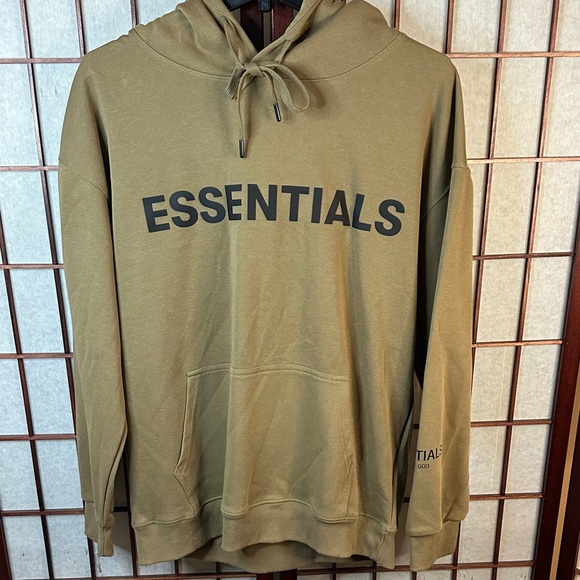 Essentials | Shirts | Essentials Tan Hoodie | Poshmark